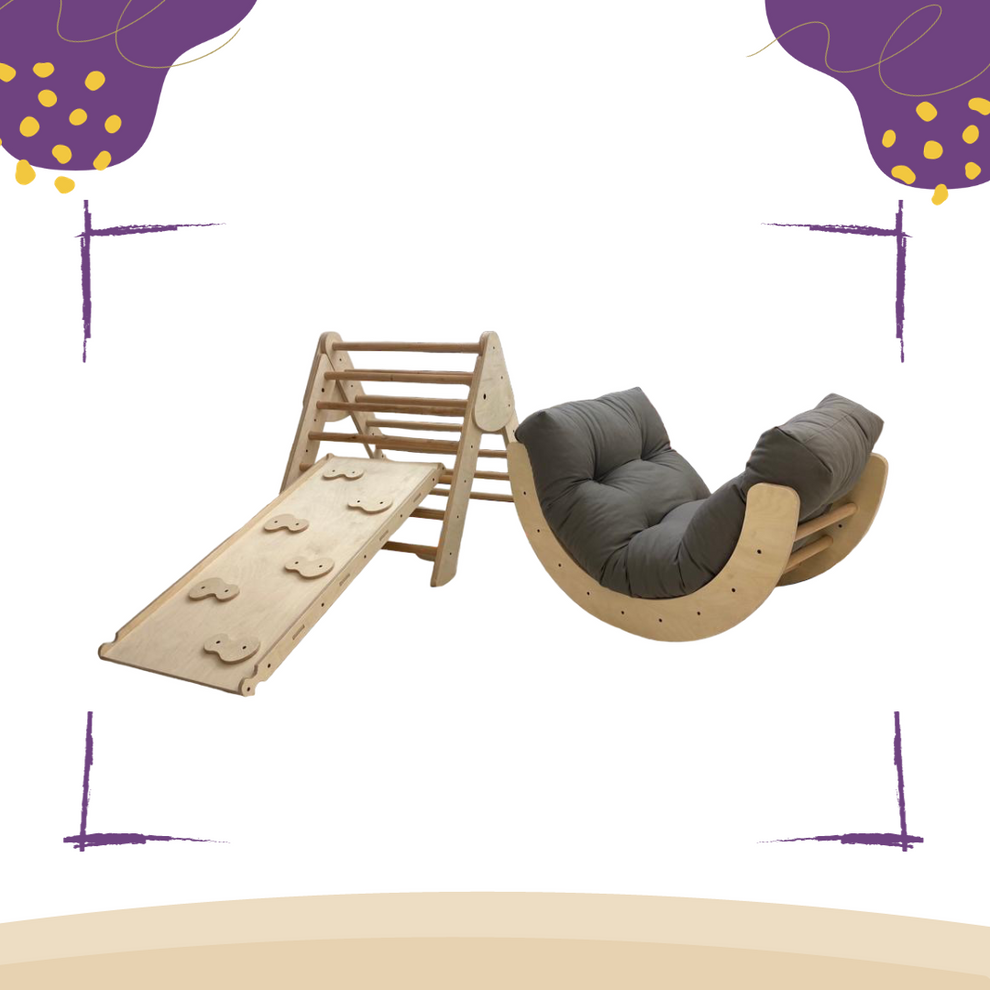 Climbing set with cushion – The Little Inventor